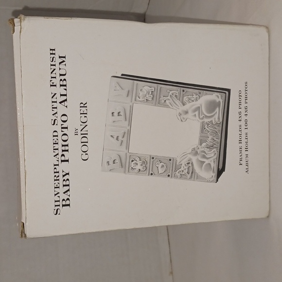 Godinger | Other | Godinger Silverplated Satin Finish Baby Photo Album ...